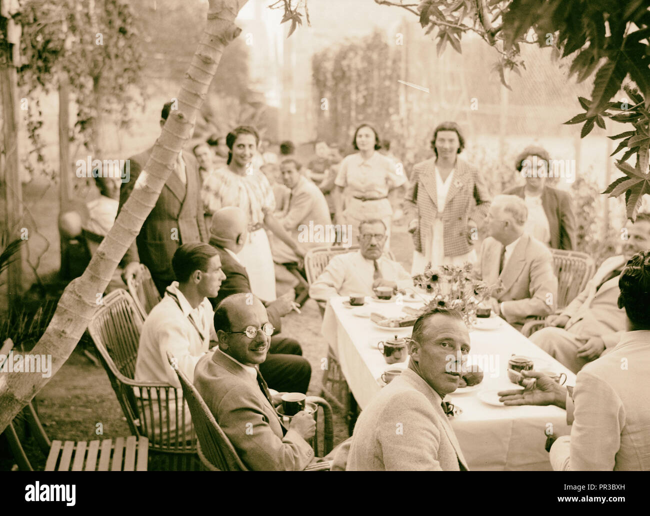 Jerusalem Y.M.C.A. activities Tea party after tournament. 1939 ...
