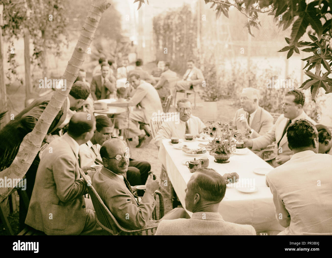 Jerusalem Y.M.C.A. activities Tea party after tournament. 1939 ...
