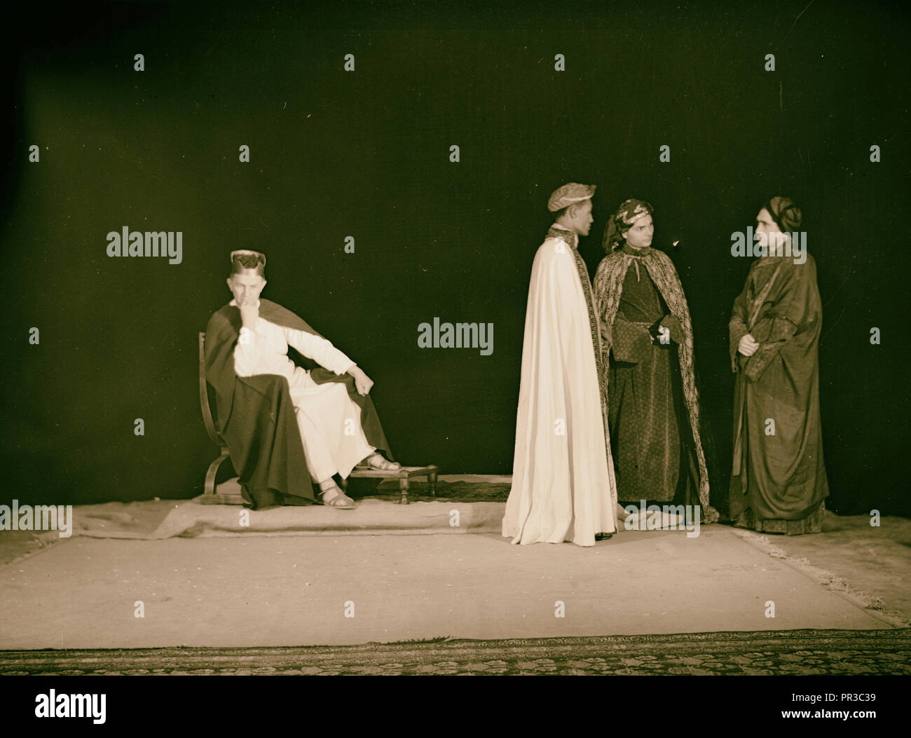 The Christmas Story, Y.M.C.A. tableaux The Magi before Herod II 1934 ...