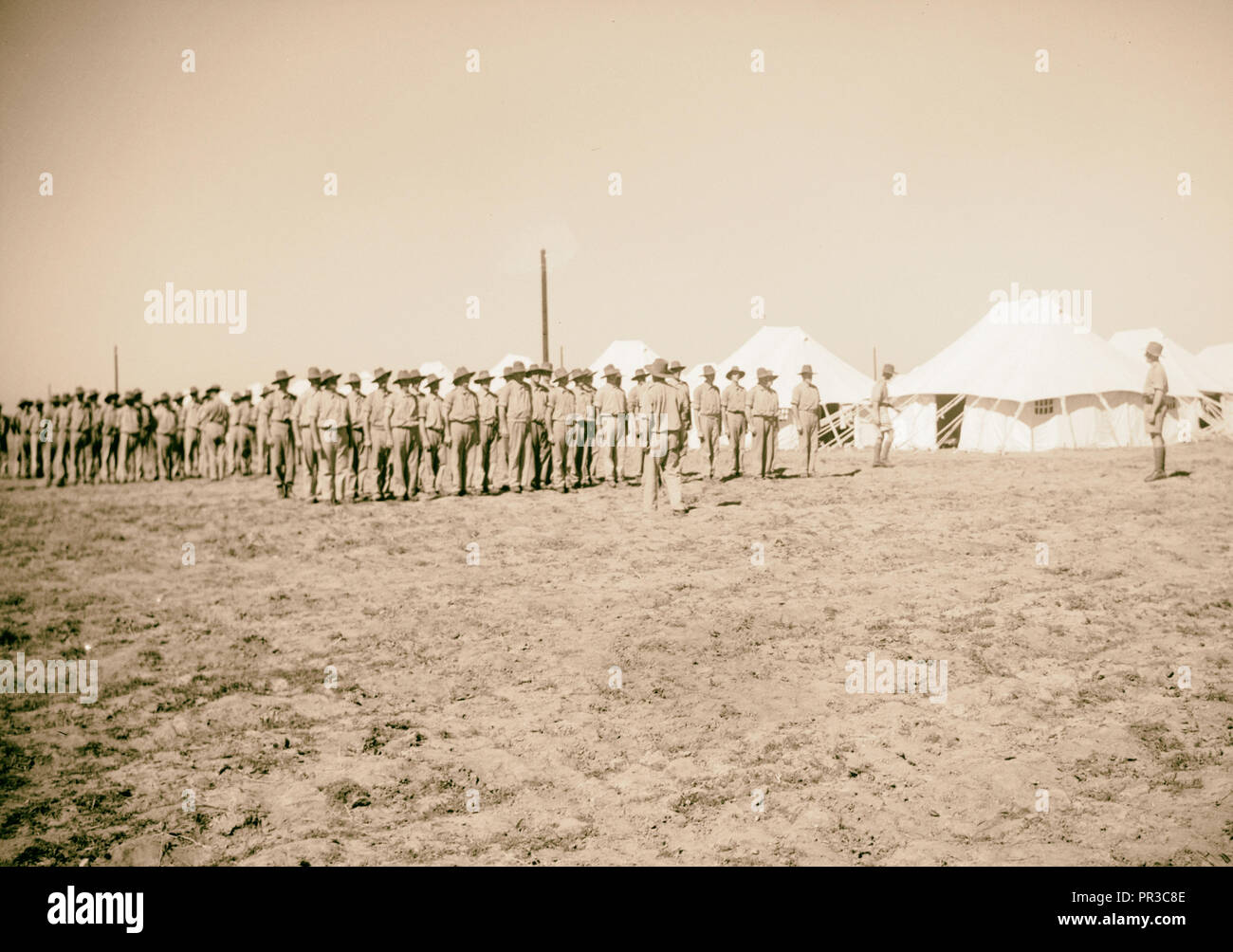 Arrival in Palestine of Mr. Antony [i.e., Anthony] Eden. Gen. Barker, G ...