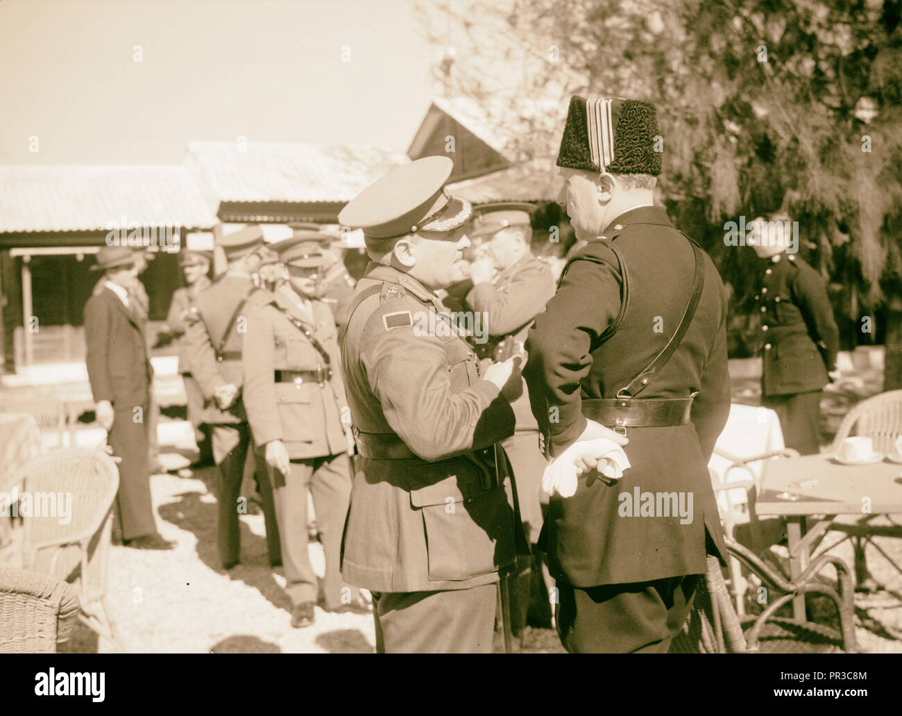 Arrival in Palestine of Mr. Antony [i.e., Anthony] Eden. Gen. Barker, G ...