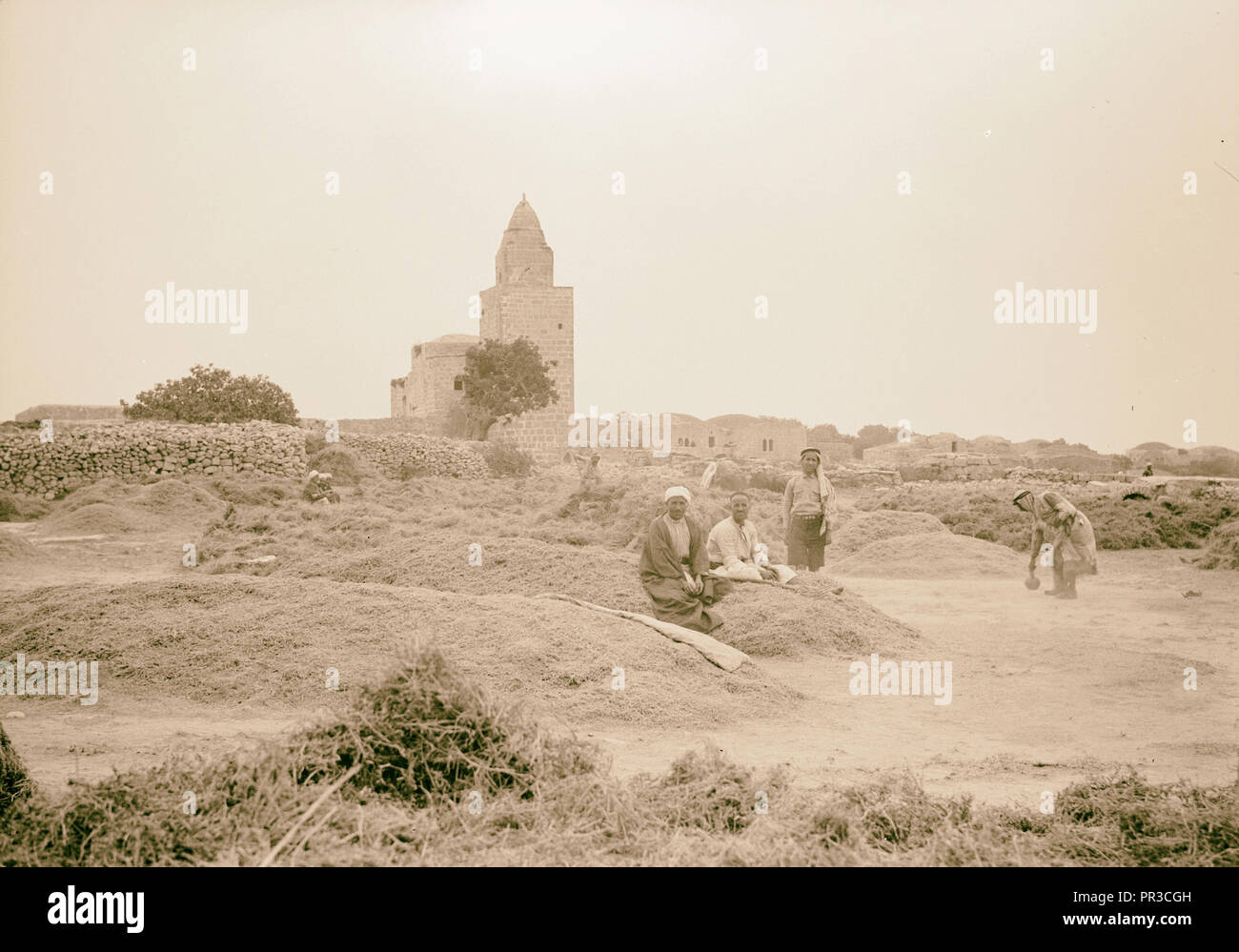 Halhul village at kilometer 30 on Hebron road Threshing floors of ...