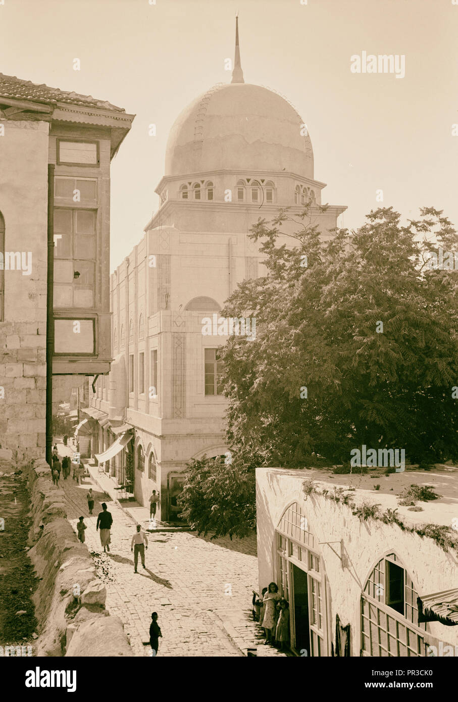 Improvements in nablus the new mosque hi-res stock photography and ...
