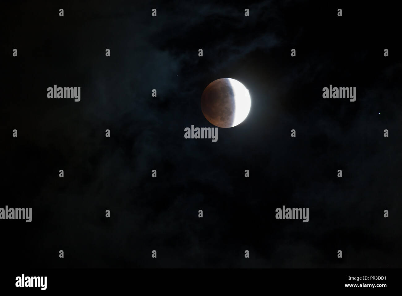 Full moon half moon total eclipse hi-res stock photography and images ...