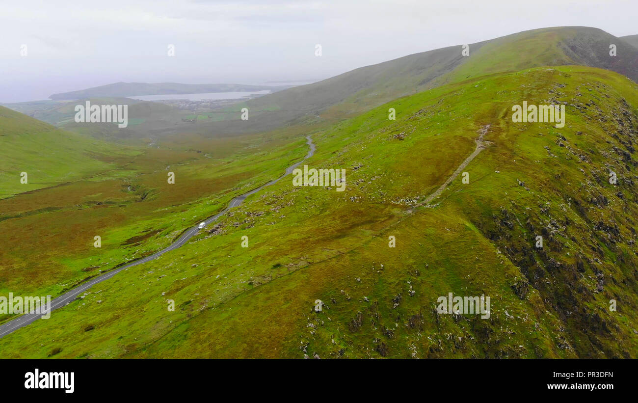 Famous Connor Pass at Dingle Peninsula in Ireland Stock Photo - Alamy