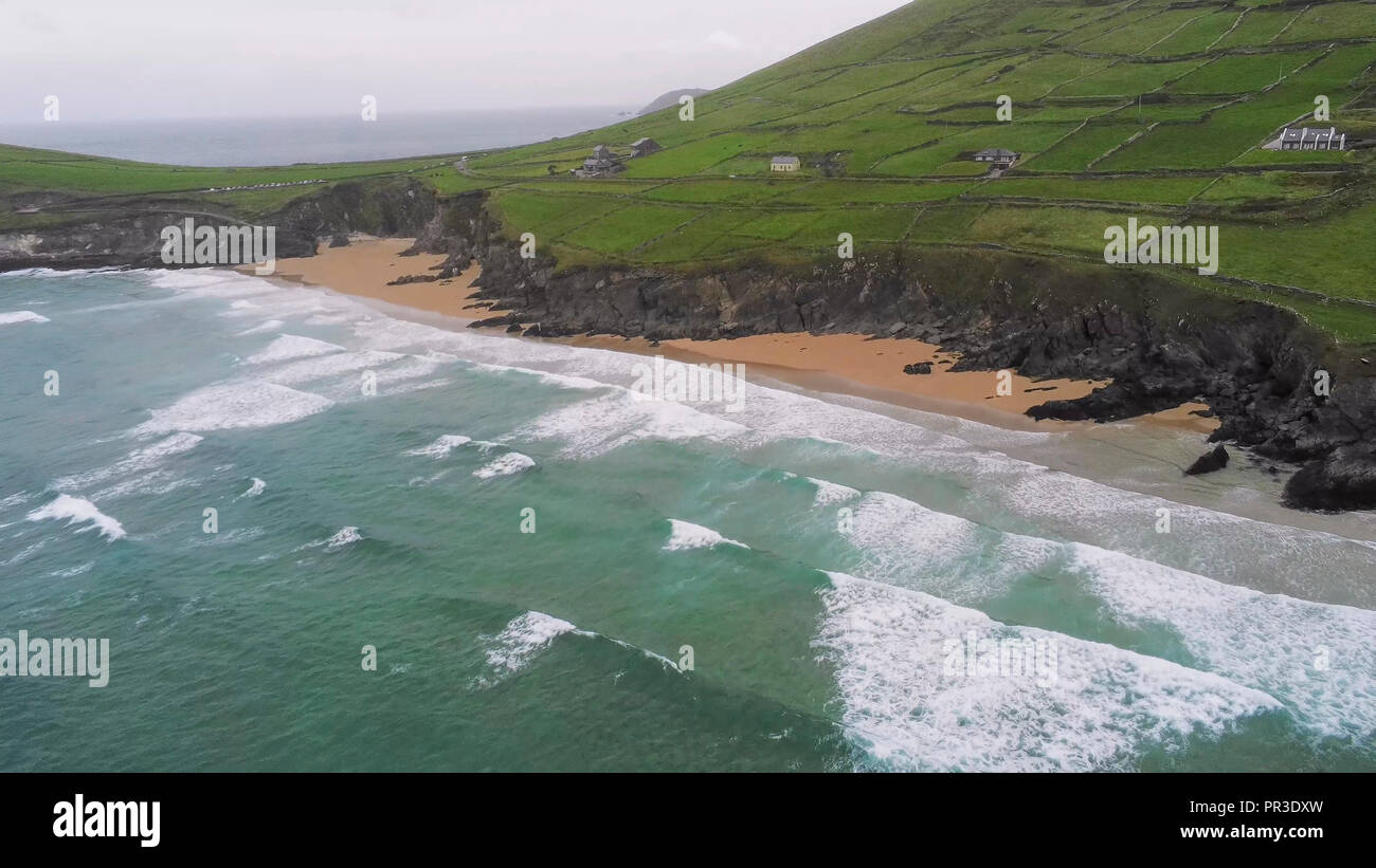 Amazing bay at Dingle Peninsula at the west coast of Ireland Stock ...