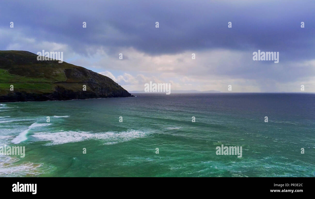 Dramatic sky over the Irish west coast Stock Photo - Alamy