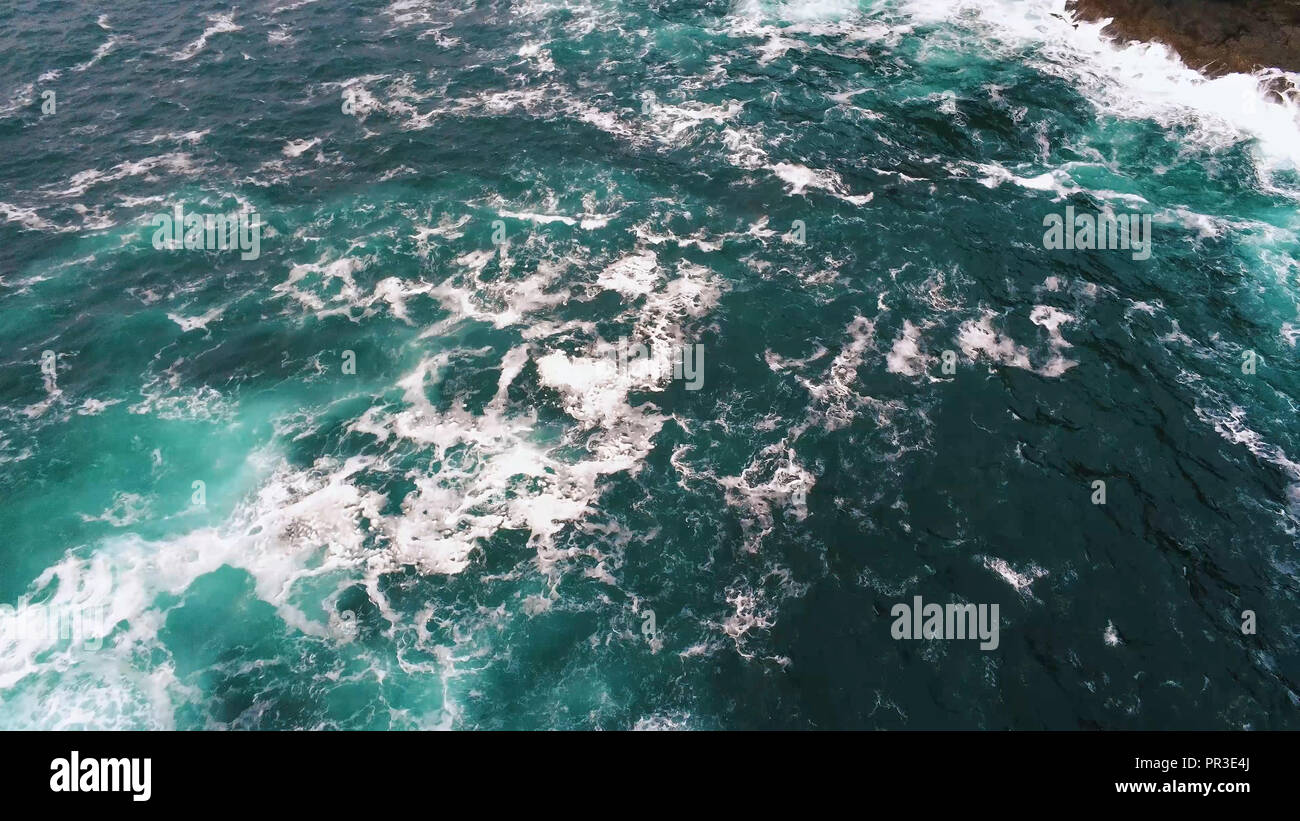 Drone flight over ocean waves hi-res stock photography and images - Alamy