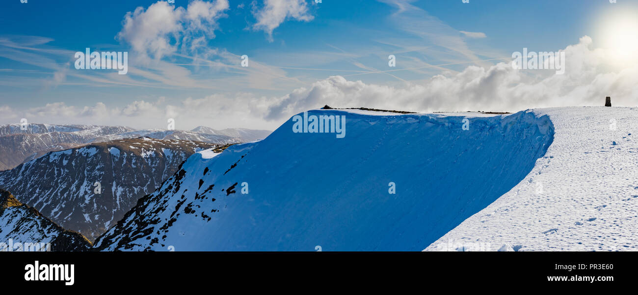 Helvellyn summit hi-res stock photography and images - Alamy