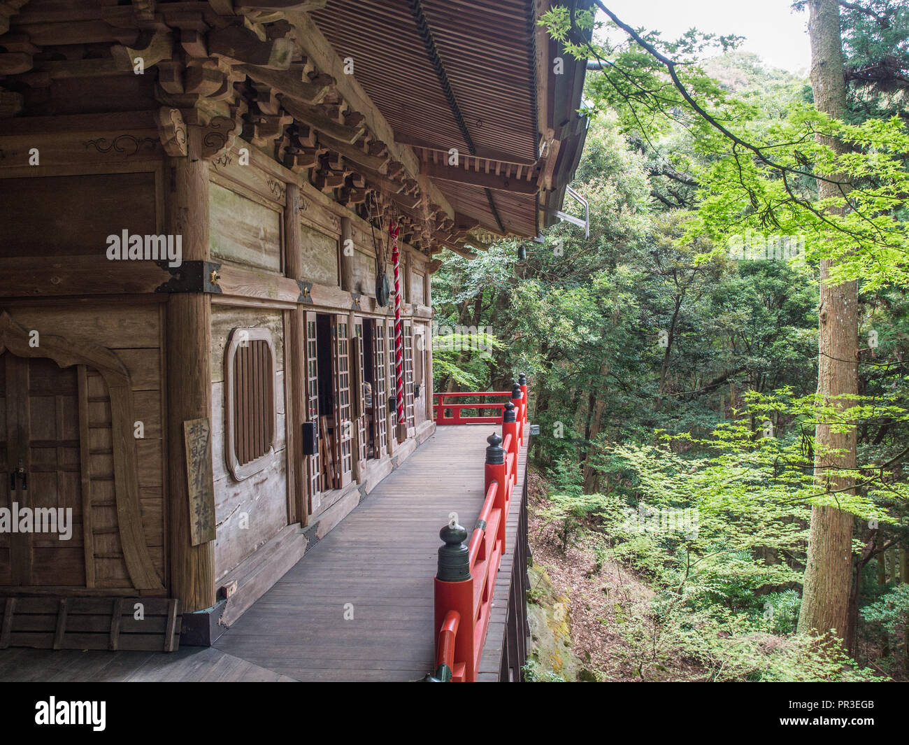 Okuno-In, inner hall, Futagoji Temple, Kunisaki, Kunisaki Pennisular ...