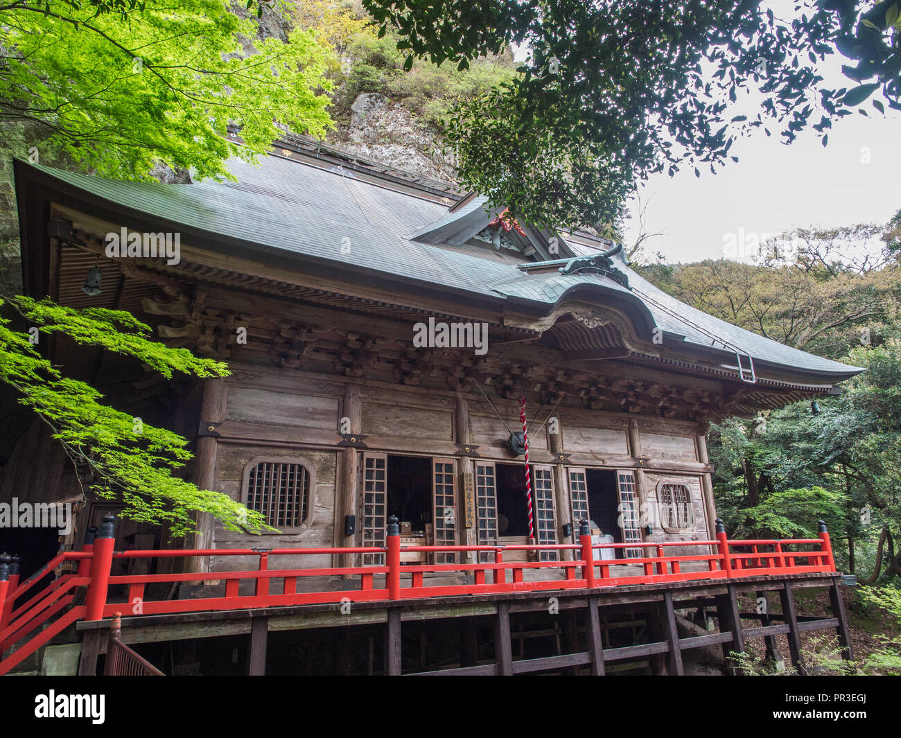 Okuno-In, inner hall, Futagoji Temple, Kunisaki, Kunisaki Pennisular ...
