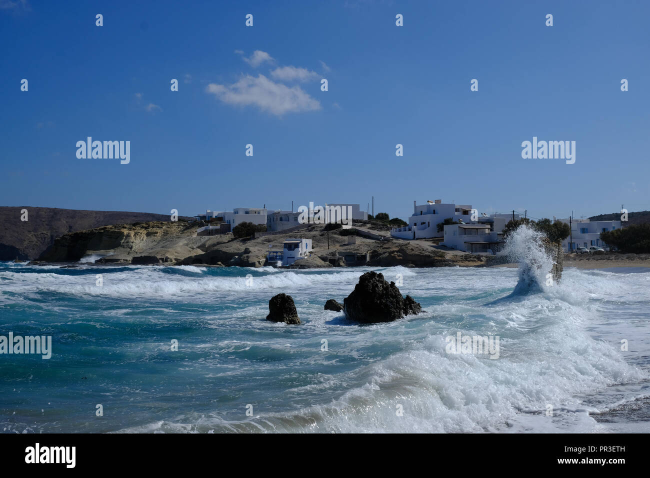 Beautiful coastline on milos hi-res stock photography and images - Alamy