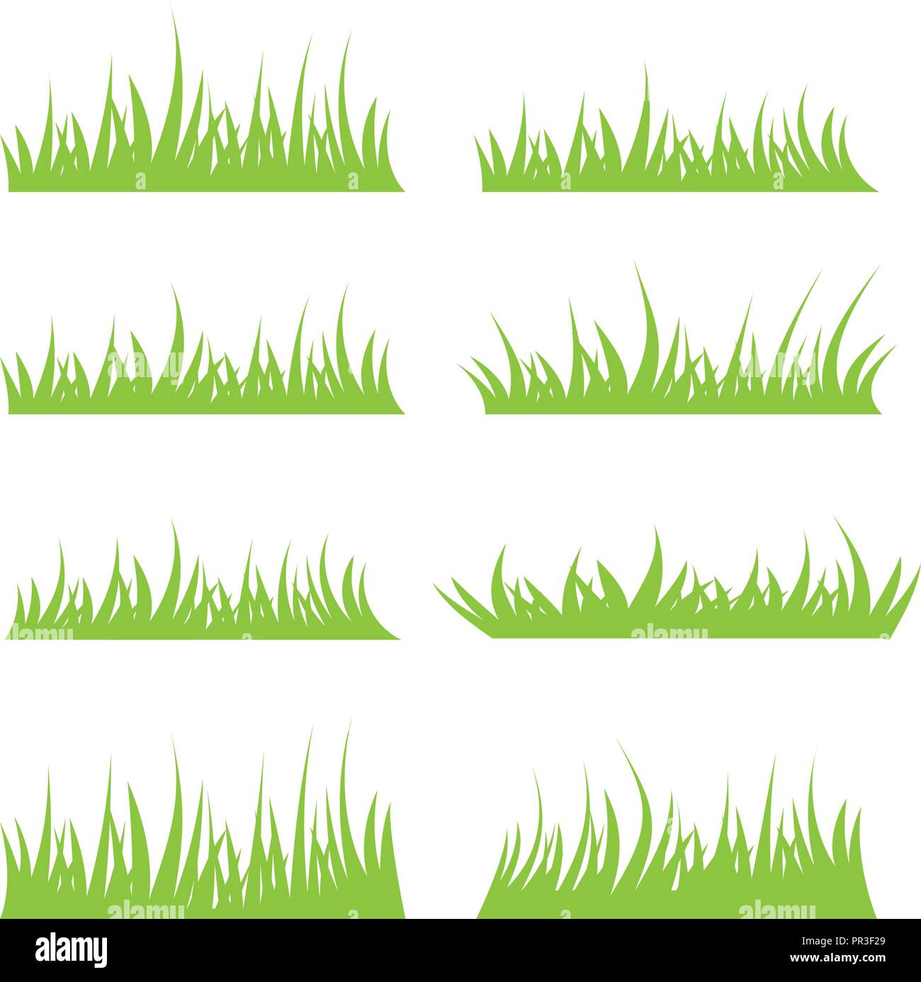 Illustration of grass background template vector design Stock Vector ...