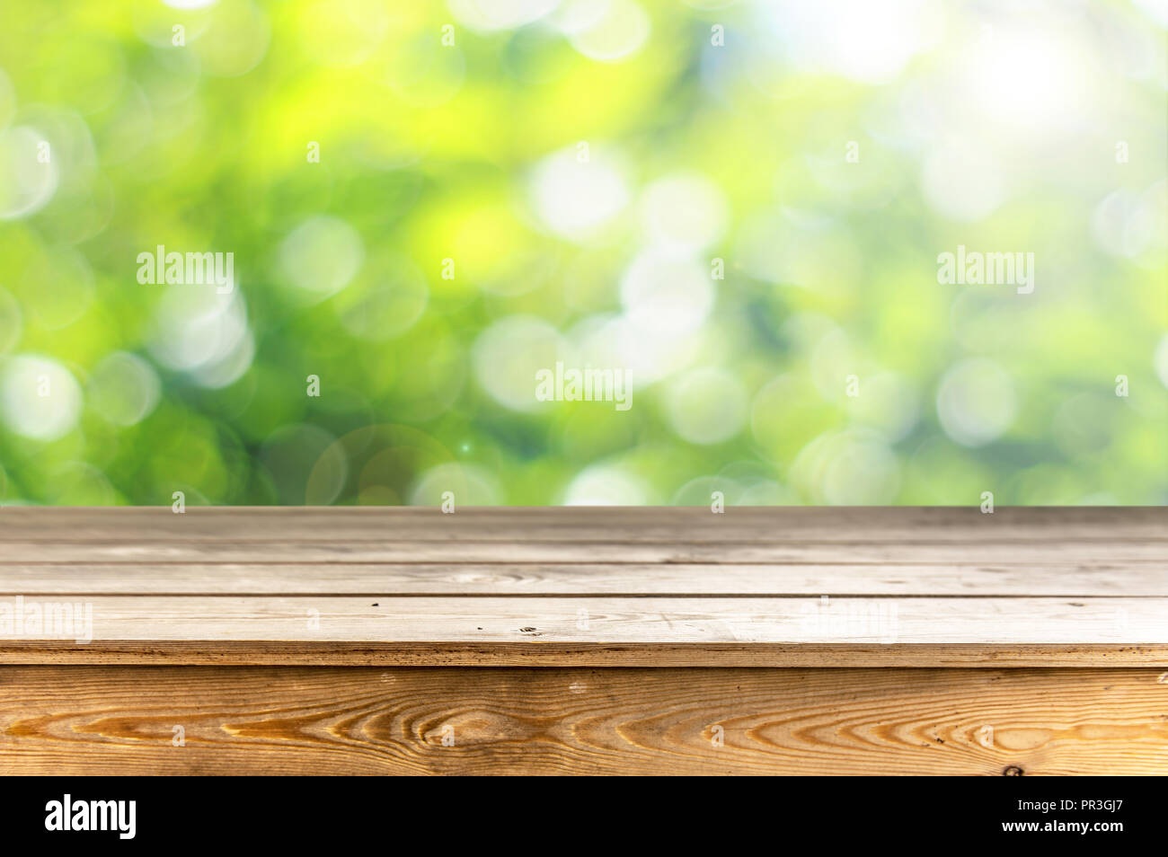 Wooden table background Stock Photo - Alamy