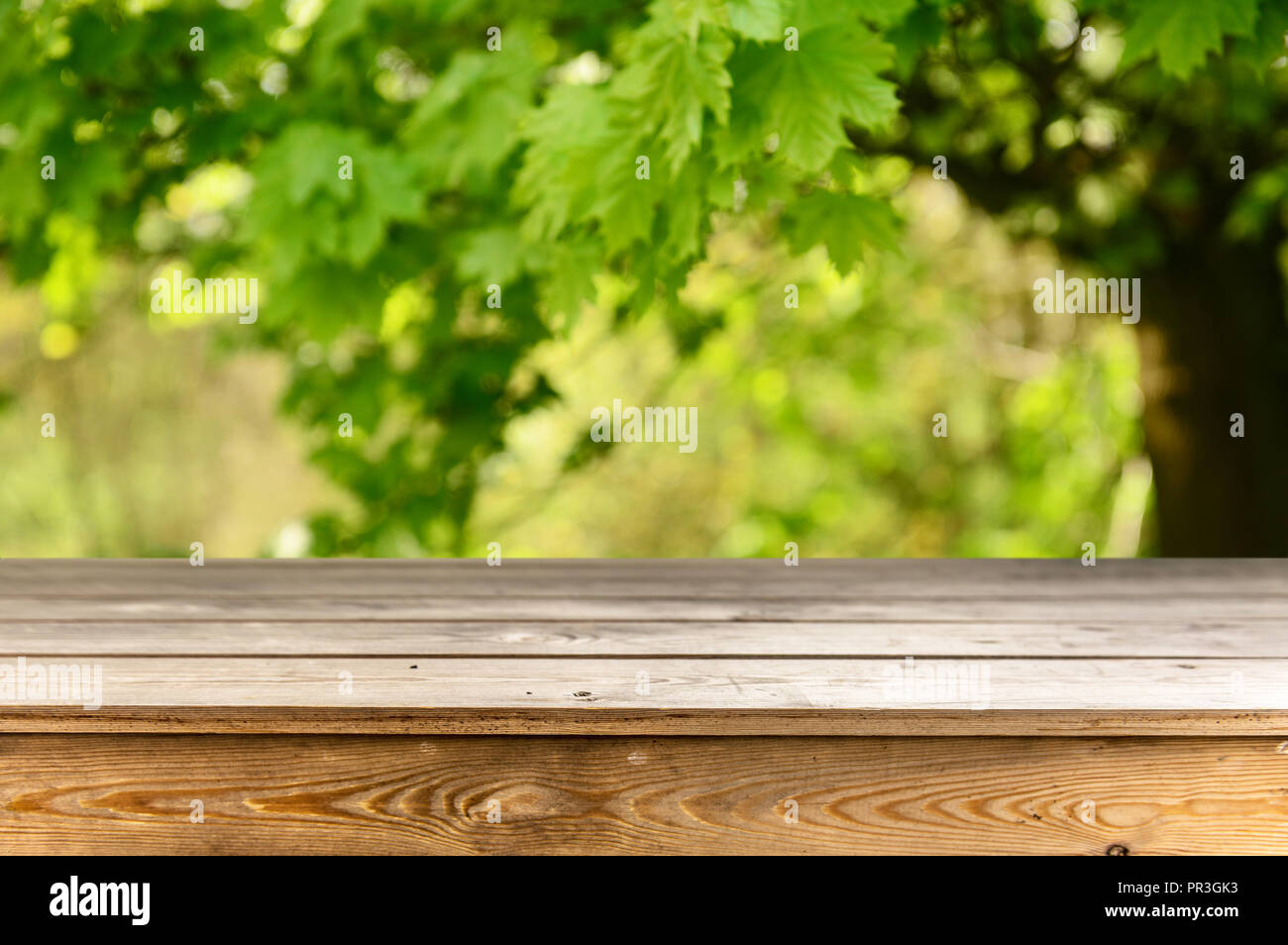 Wooden table background Stock Photo - Alamy