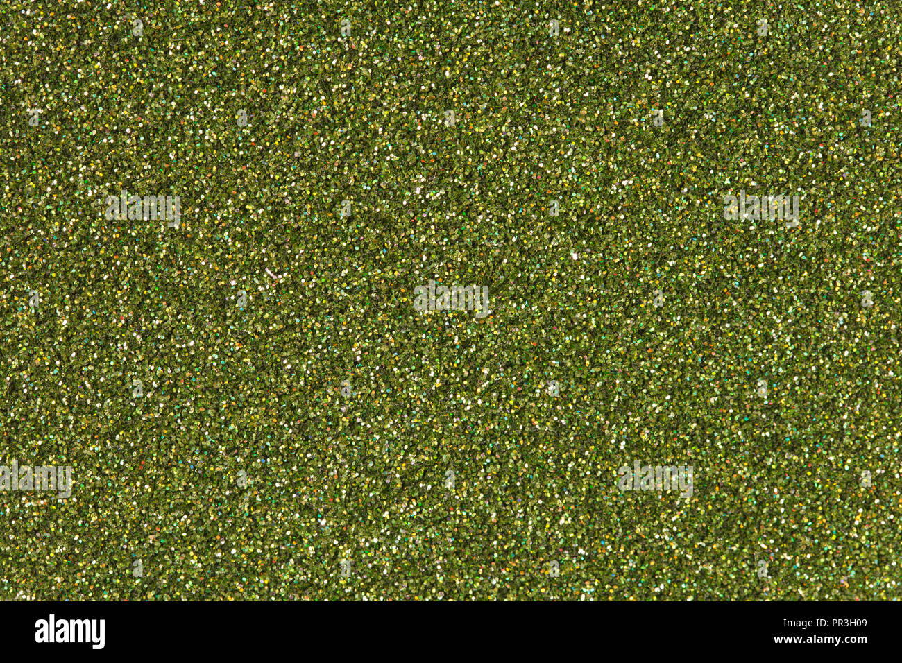 Green shiny background. Glitter texture on macro Stock Photo - Alamy