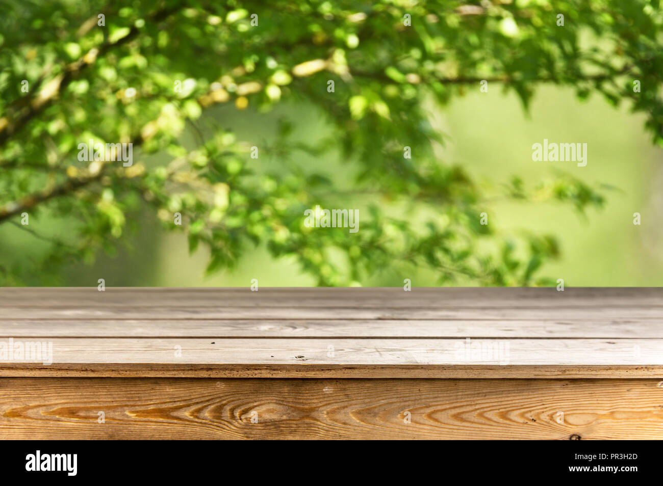 Wooden table background Stock Photo - Alamy