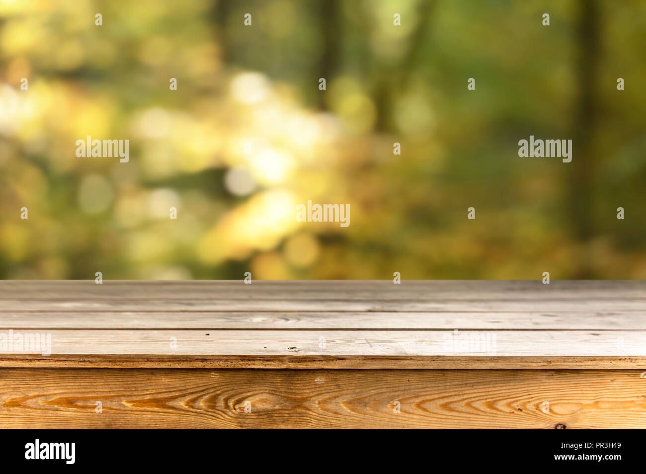 Wooden table background Stock Photo - Alamy