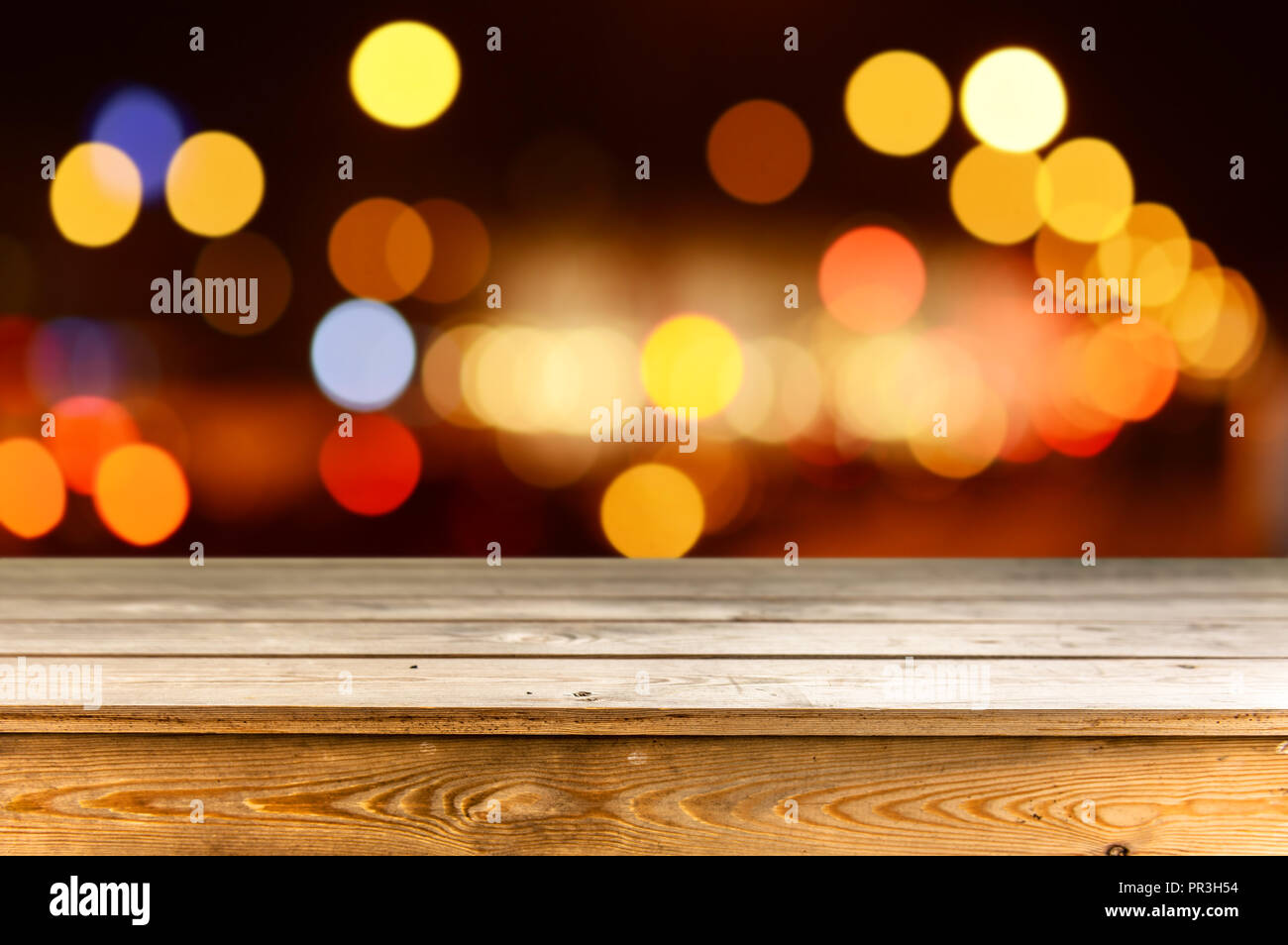 Wooden table background Stock Photo - Alamy