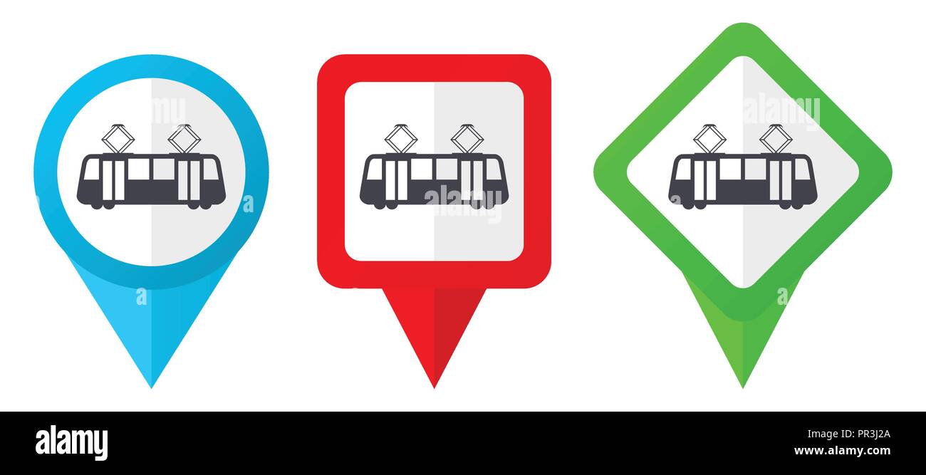 Map marker icon train hi-res stock photography and images - Alamy