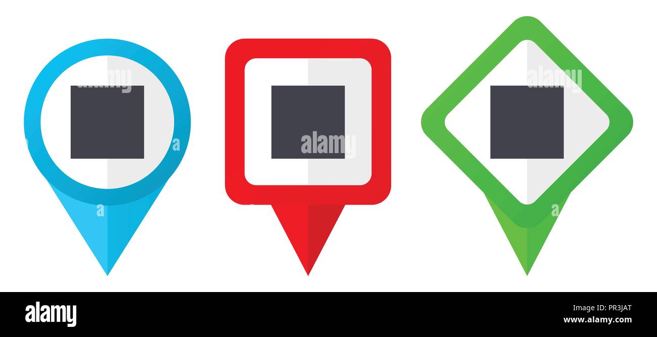 Stop location Stock Vector Images - Alamy