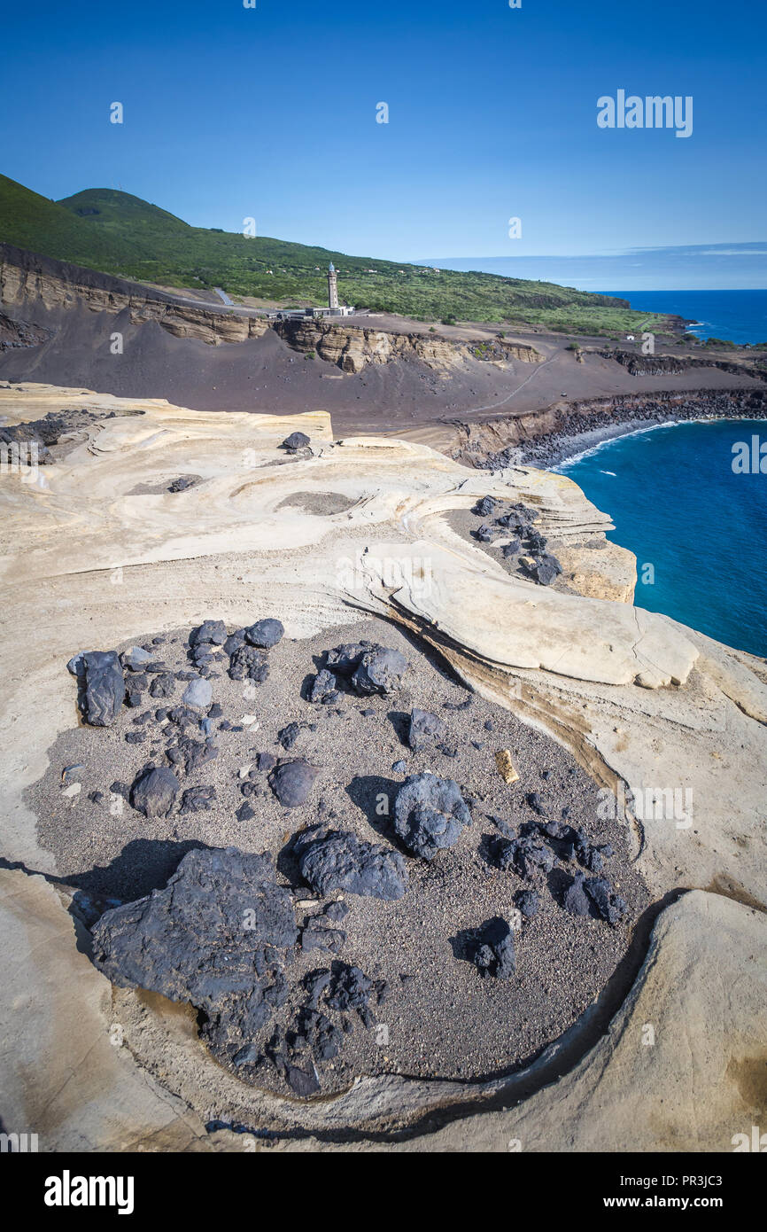 Portugal, Azores, Faial Island, Capelinhos, Capelinhos Volcanic ...