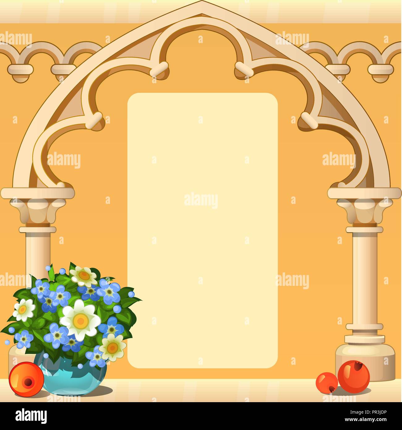 Ornamental design of the archway Stock Vector Images - Alamy