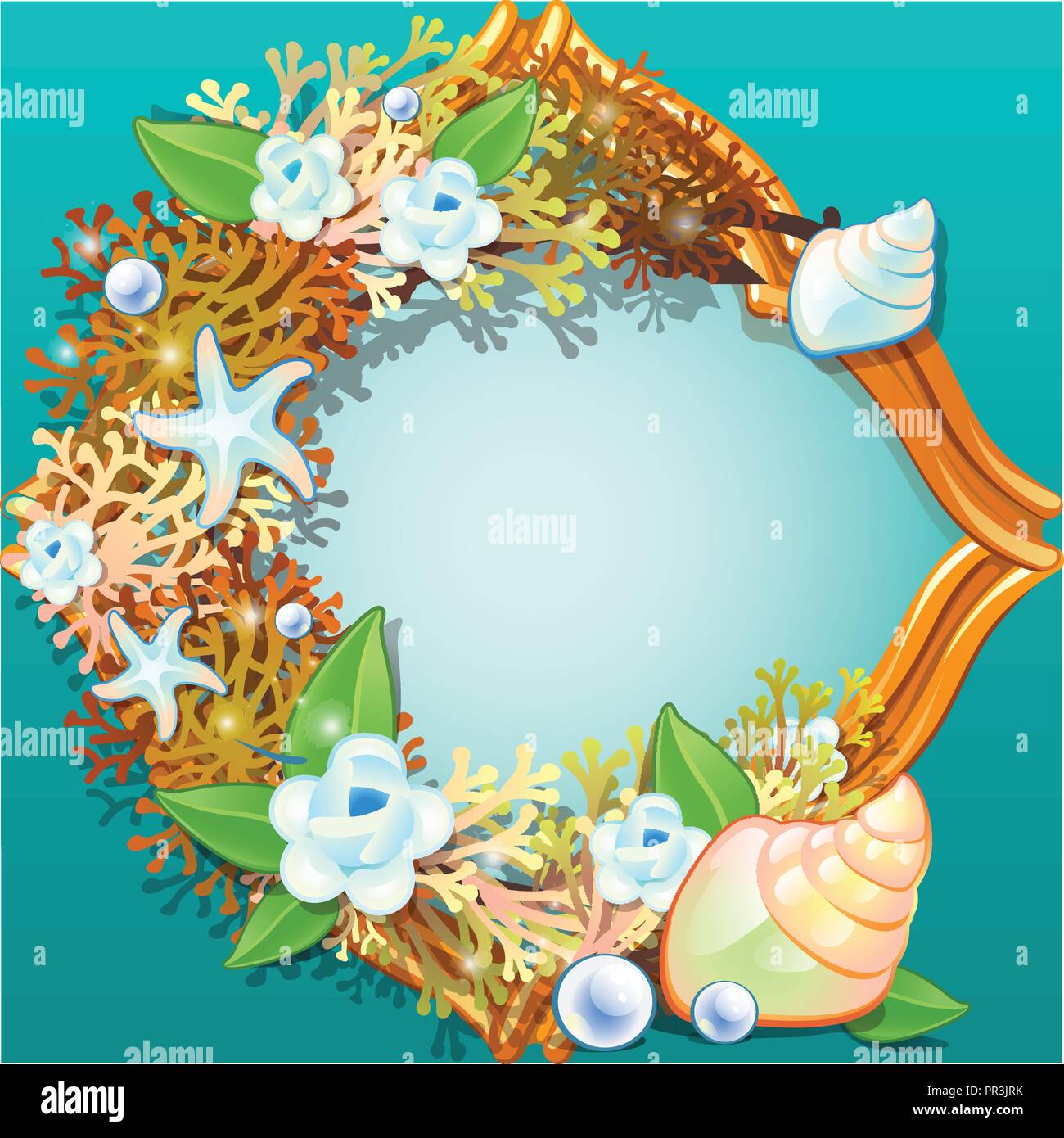 Sea Shell Border Clip Art