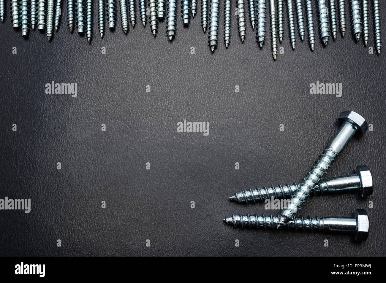 Screw head from above hi-res stock photography and images - Alamy