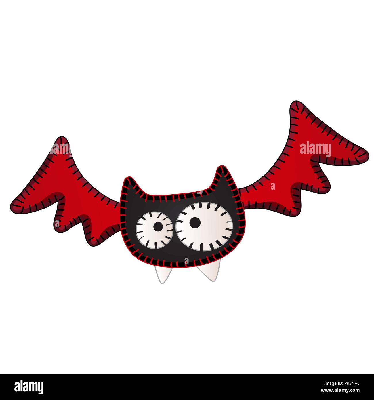 White patches on black wings Stock Vector Images - Alamy