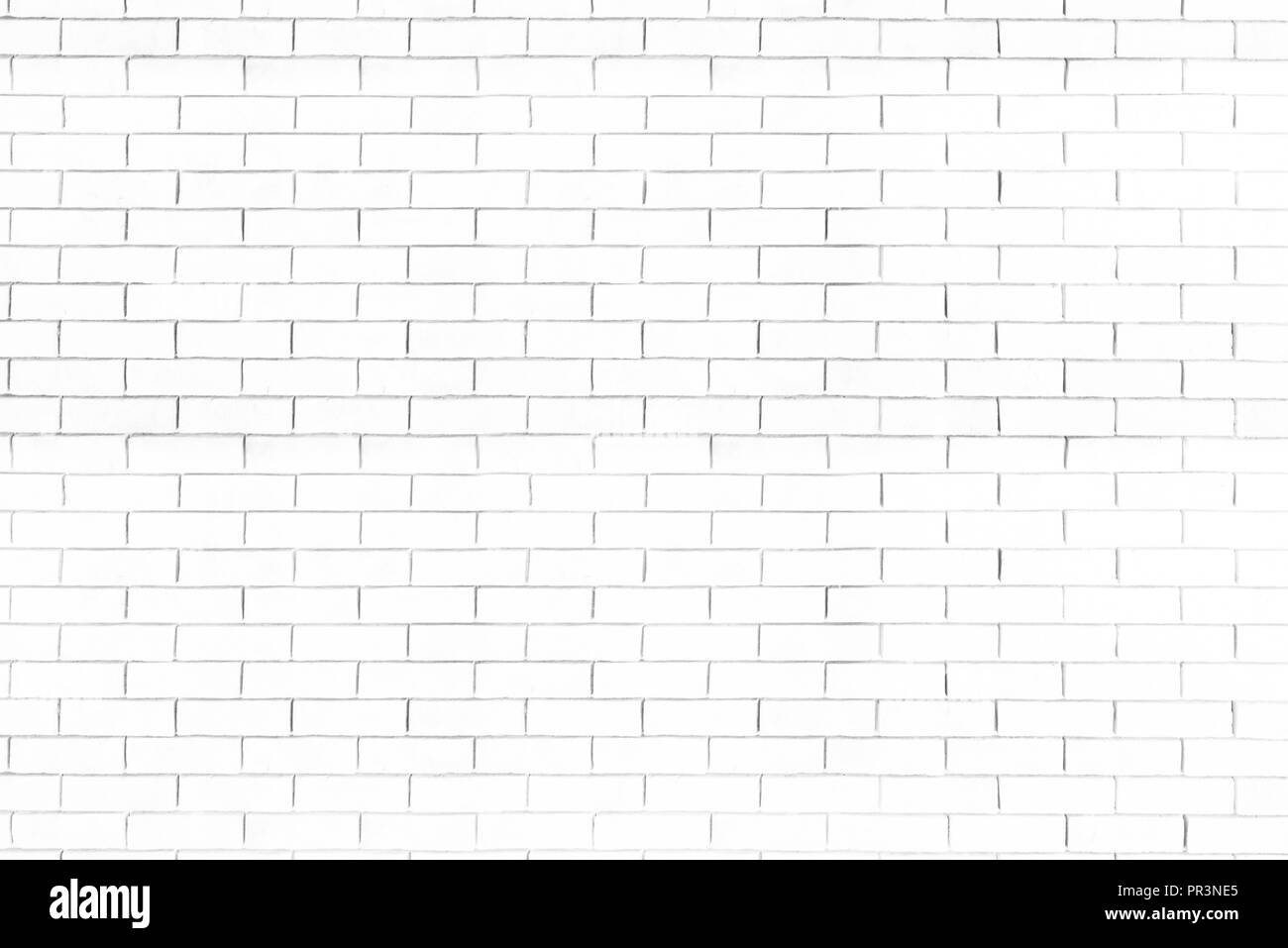 Modern white brick wall texture for background Stock Photo - Alamy