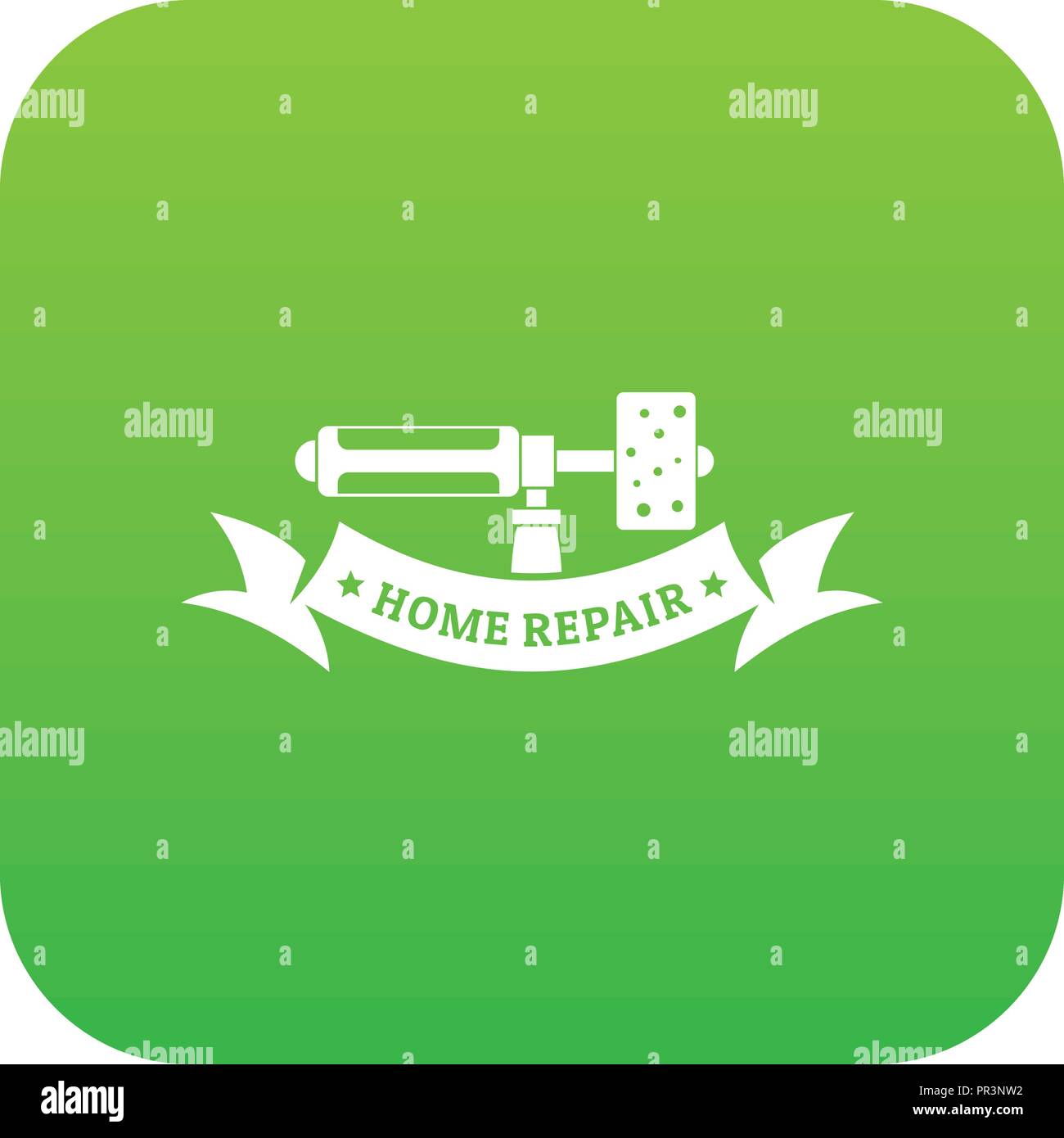 Repair spray icon green vector Stock Vector Image & Art - Alamy