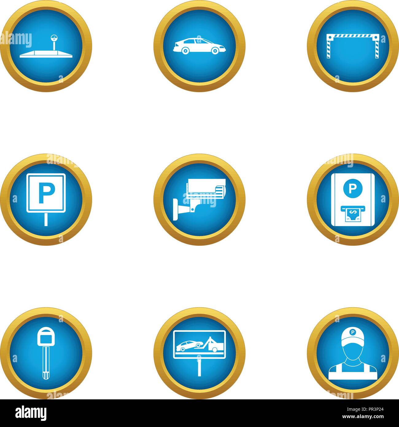 Car parking facilities Stock Vector Images - Alamy