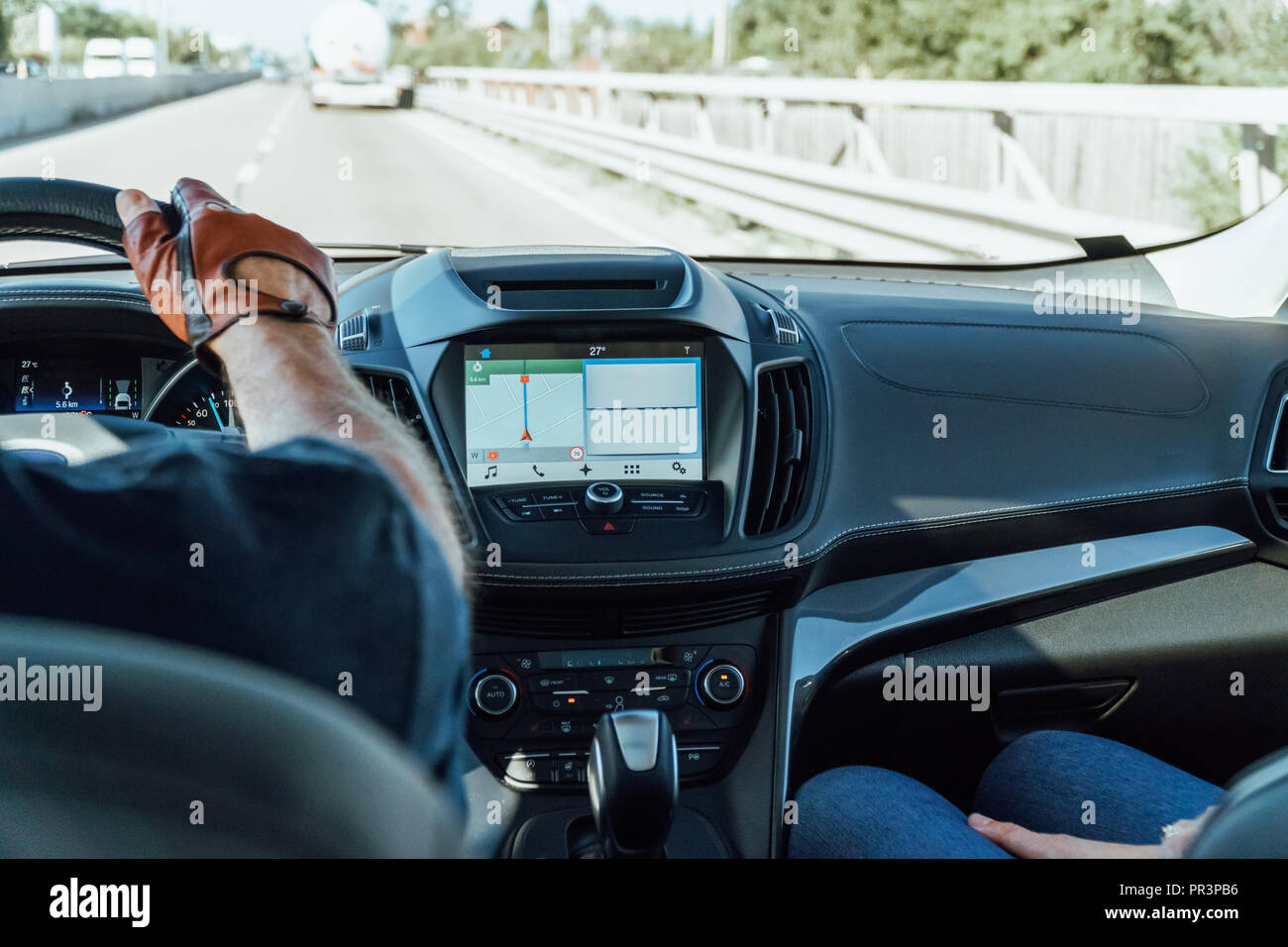 Vintage highway map hi-res stock photography and images - Alamy