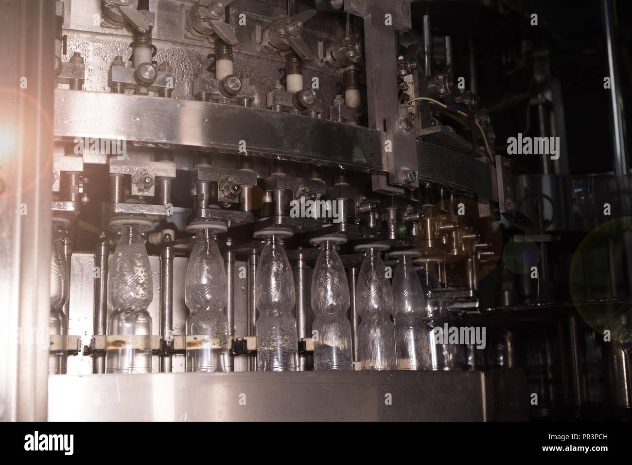 Water bottling line for processing and bottling pure mineral water into ...