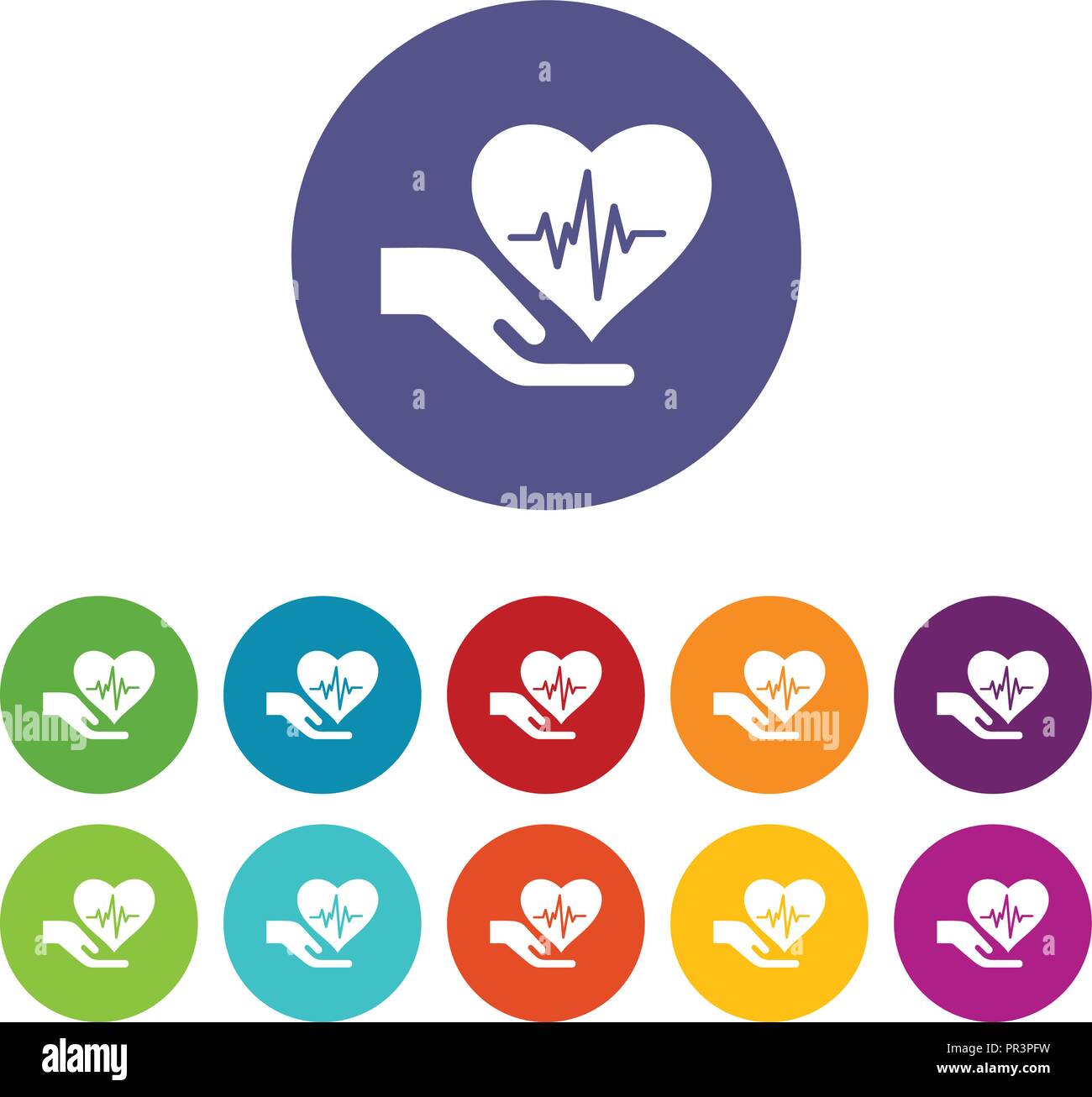 Health protection icons set vector color Stock Vector Image & Art - Alamy