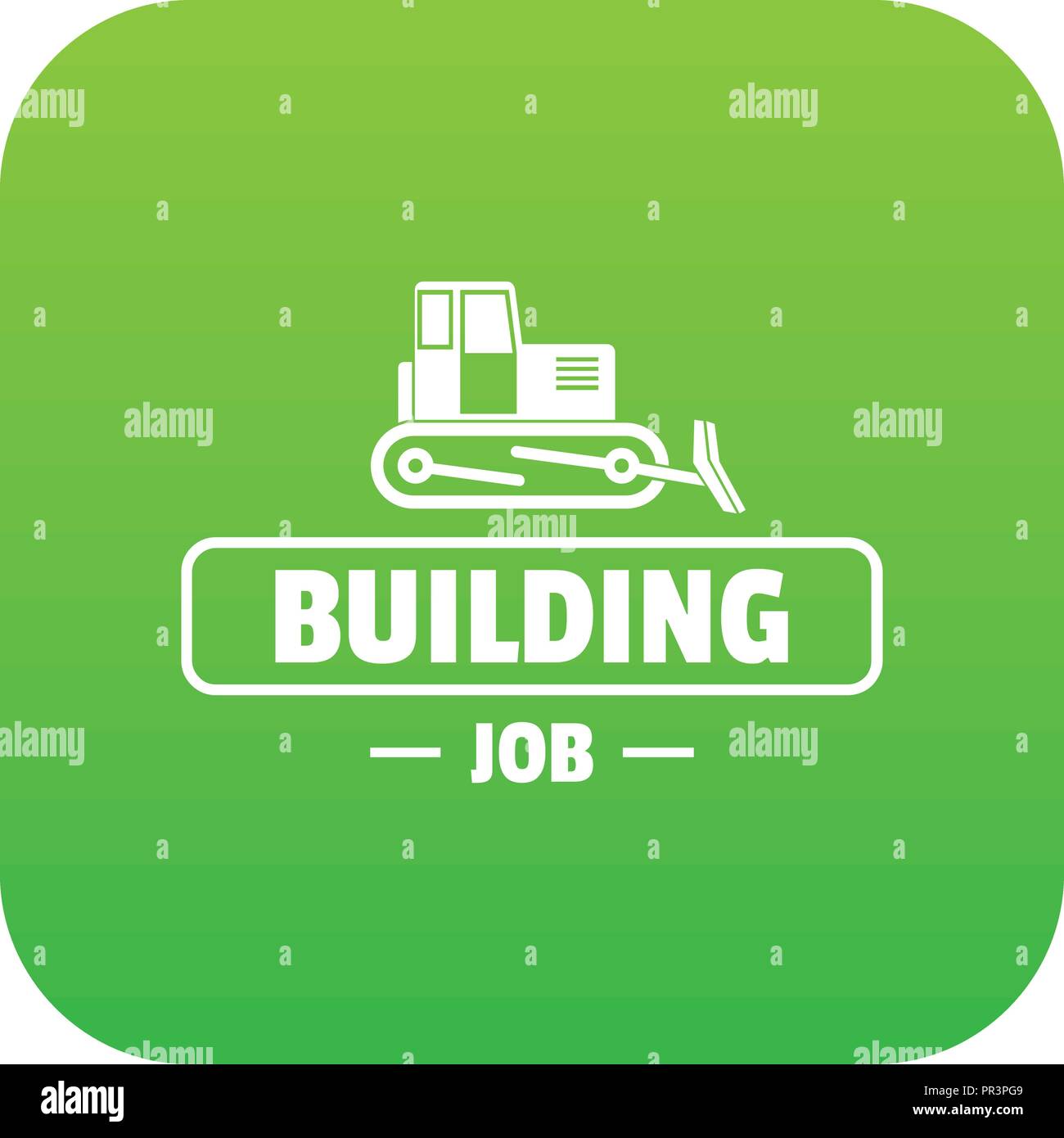 Construction icon green vector Stock Vector Image & Art - Alamy