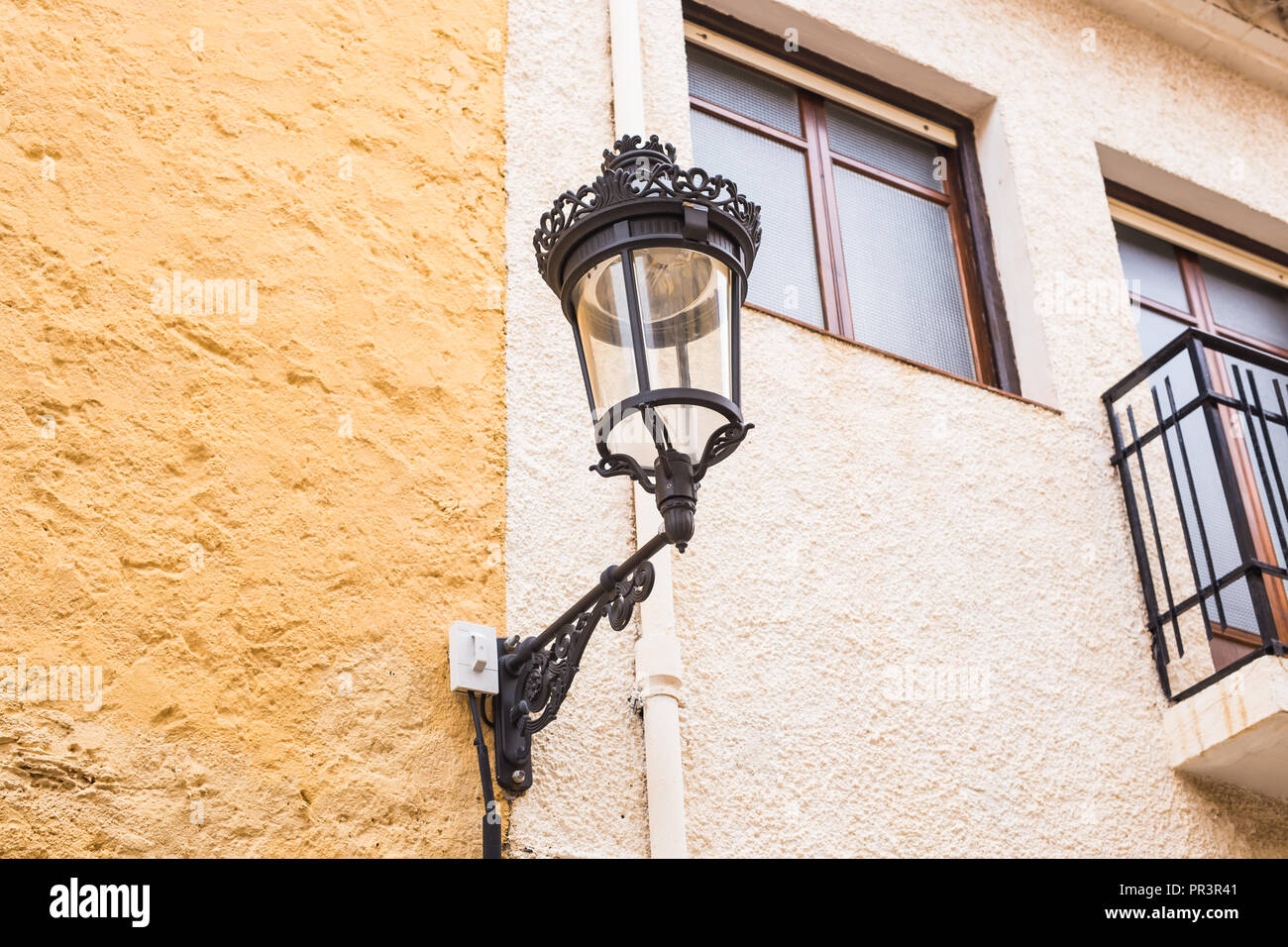 Street lamp outdoor. Old Fashioned Street Light Stock Photo - Alamy