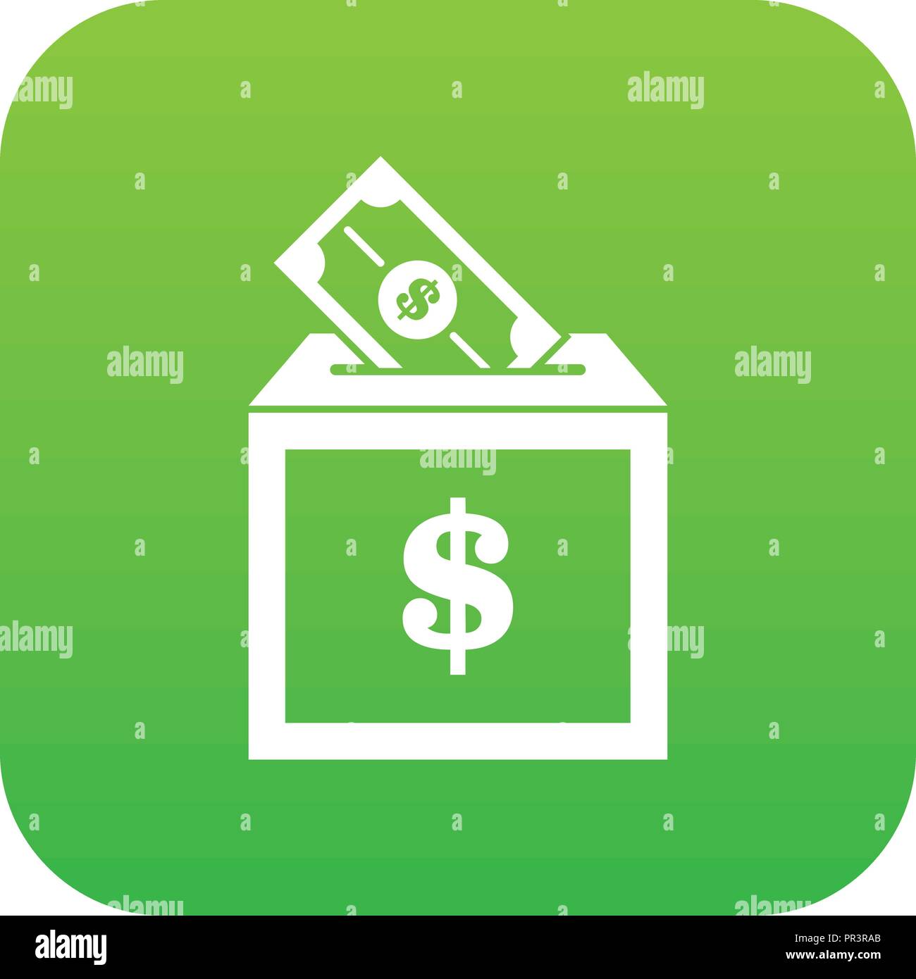 Digital charity box Stock Vector Images - Alamy