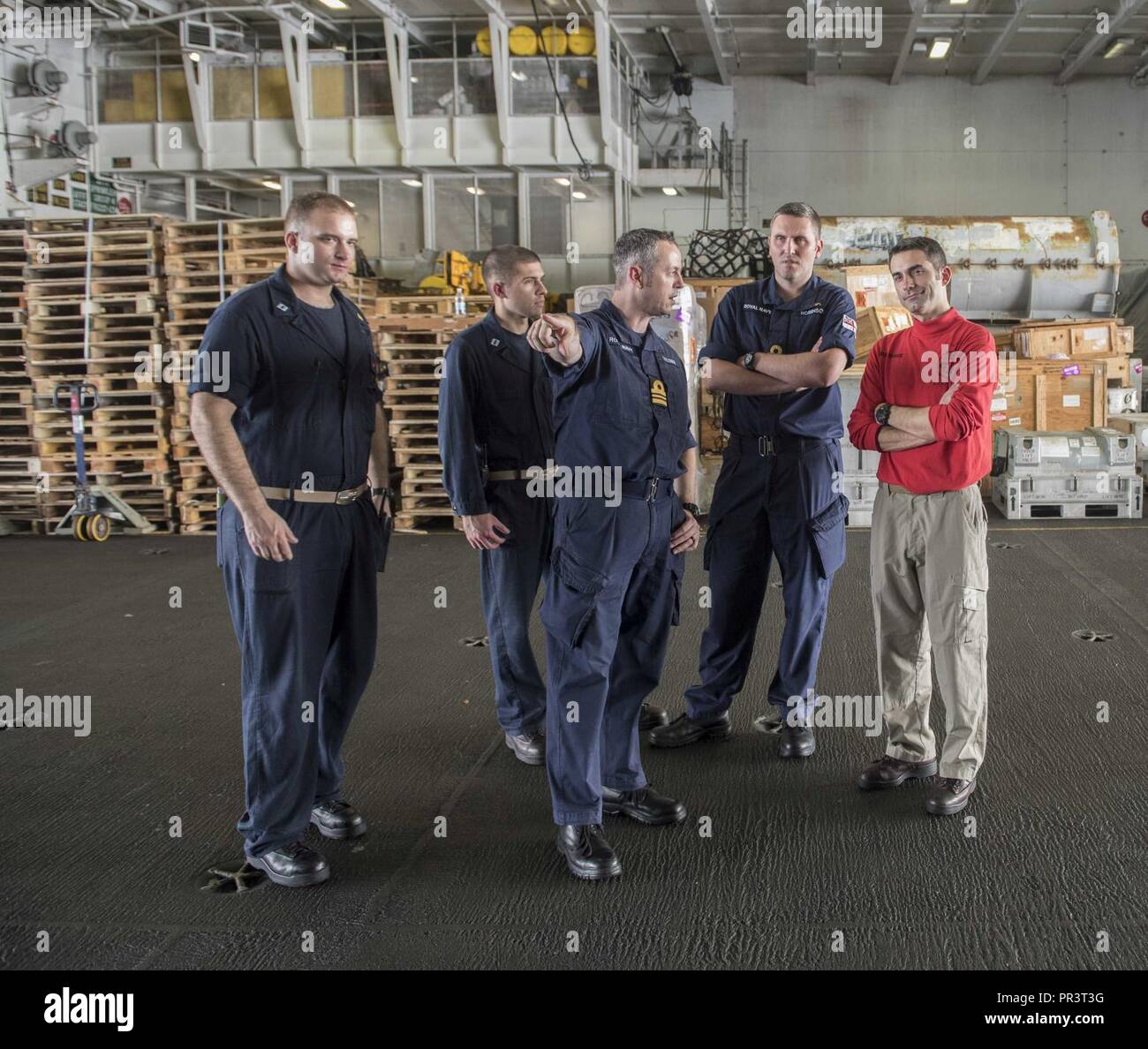 MEDITERRANEAN SEA (July 22, 2017) Logistics Officers from the U.K ...