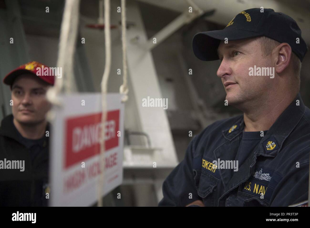 ATLANTIC OCEAN (July 23, 2017) Chief Damage Controlman Michael ...