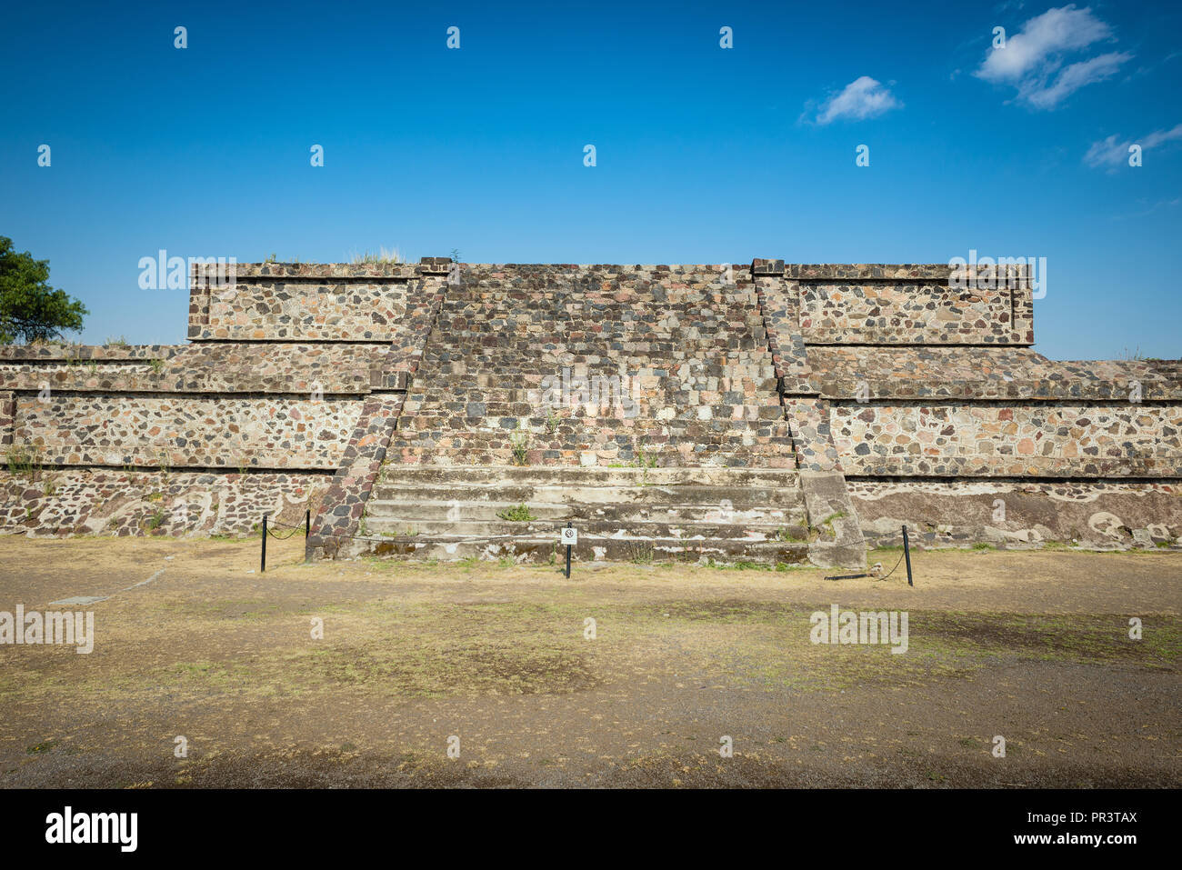 Aztec structure at Teotihuacan archeological site, Mexico Stock Photo ...