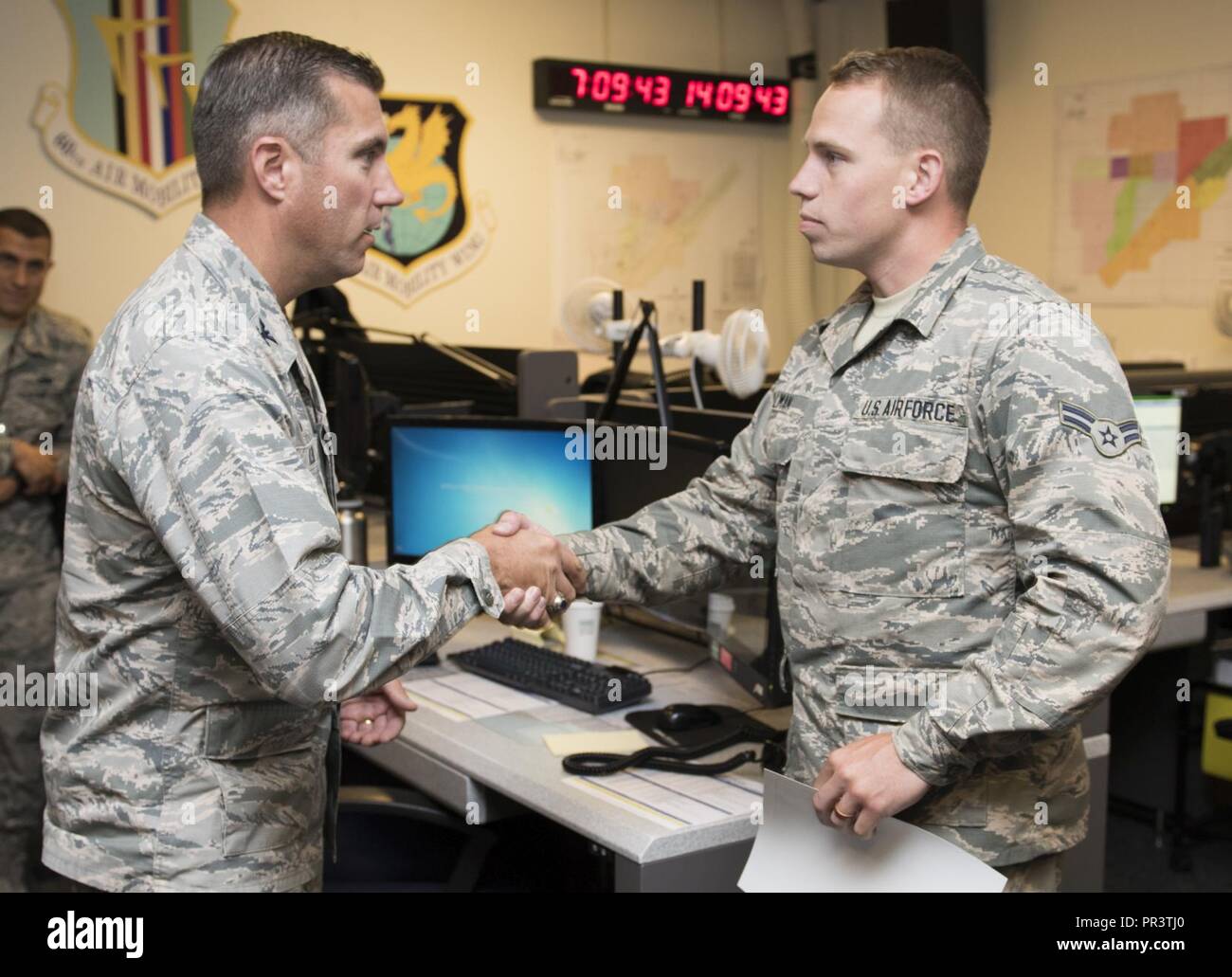 U.S. Air Force Airman 1st Class Jordon Tillman, from the 60th Air ...