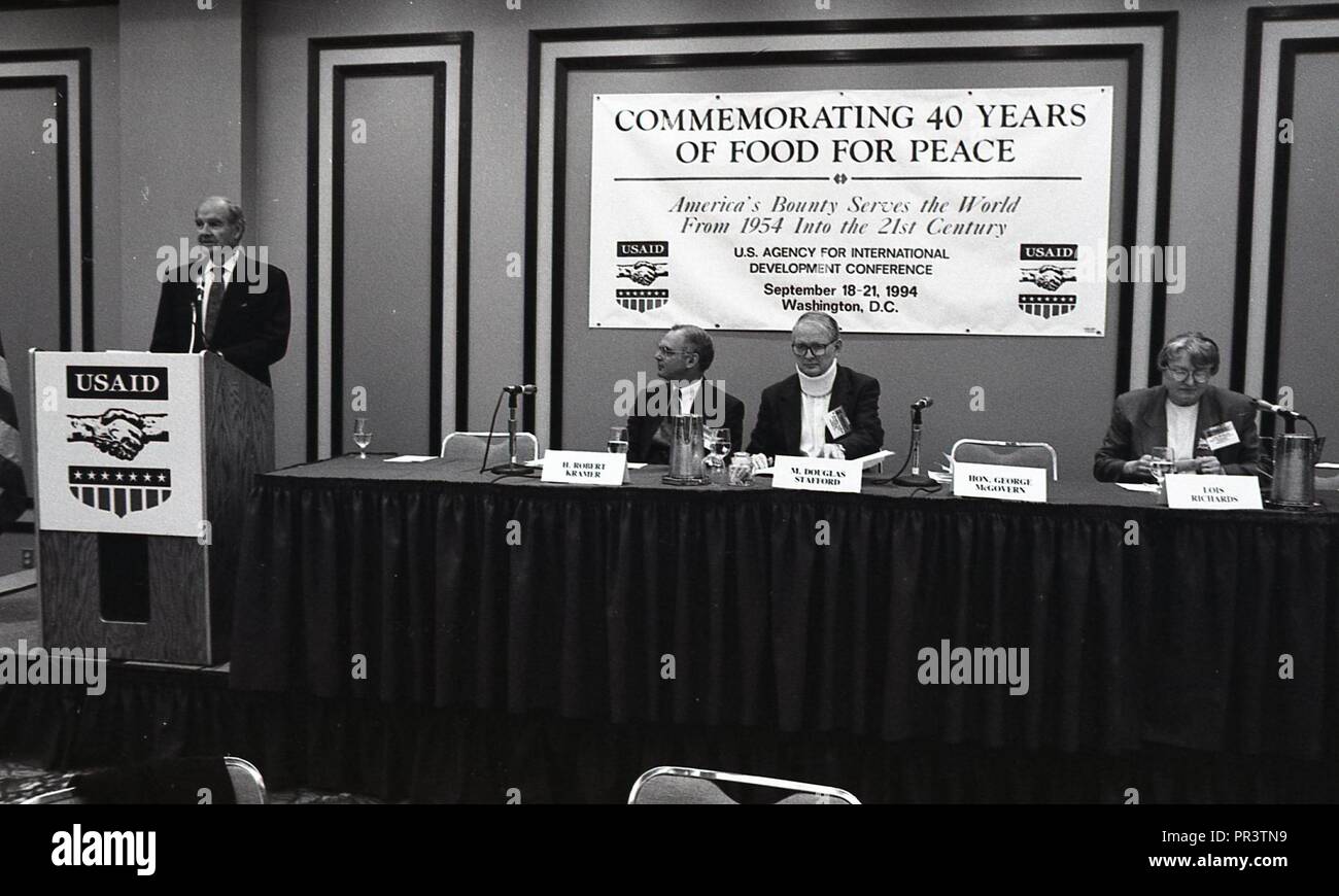 Various photos of Food for Peace commemoration Stock Photo - Alamy