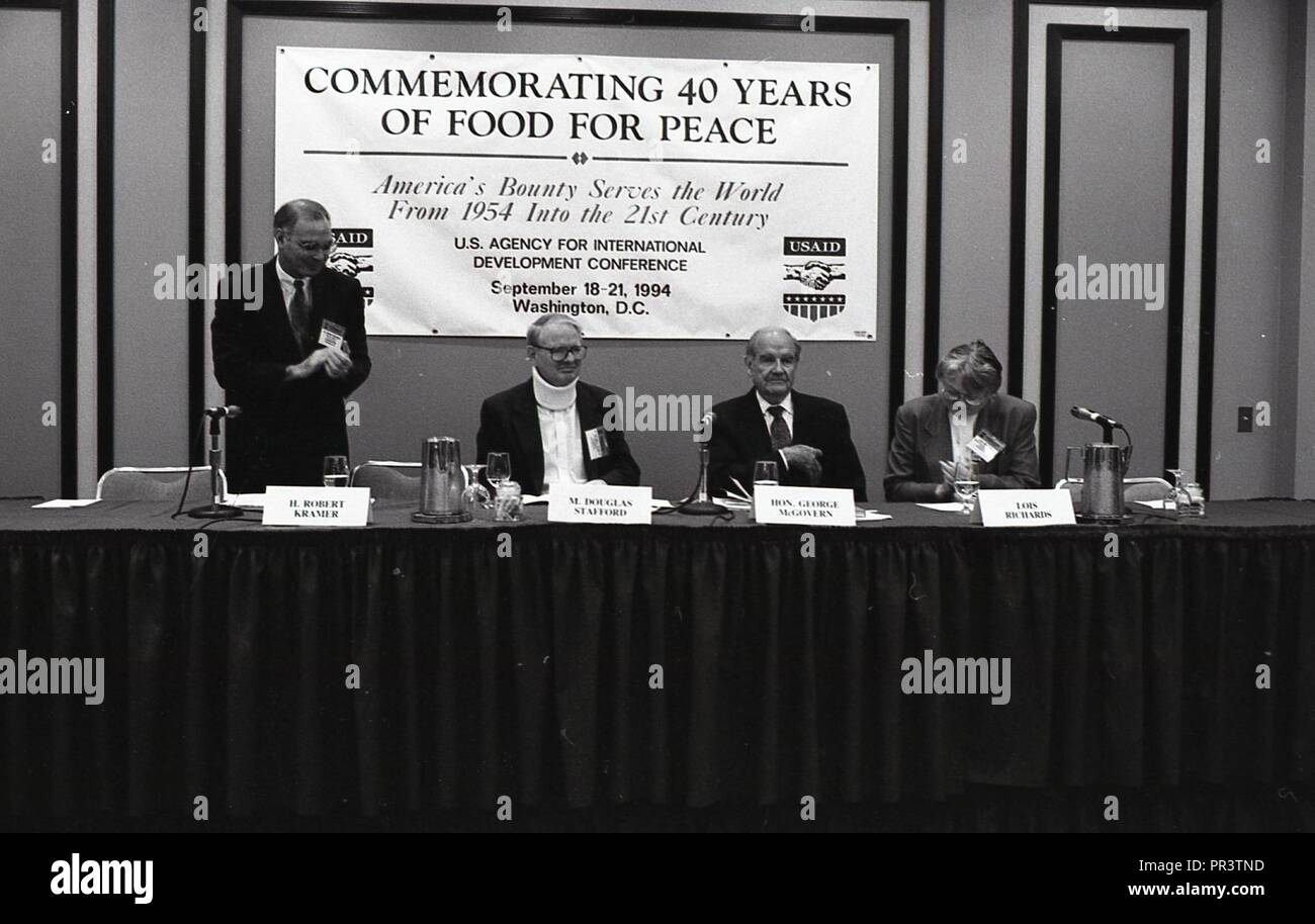 Various photos of Food for Peace commemoration Stock Photo - Alamy