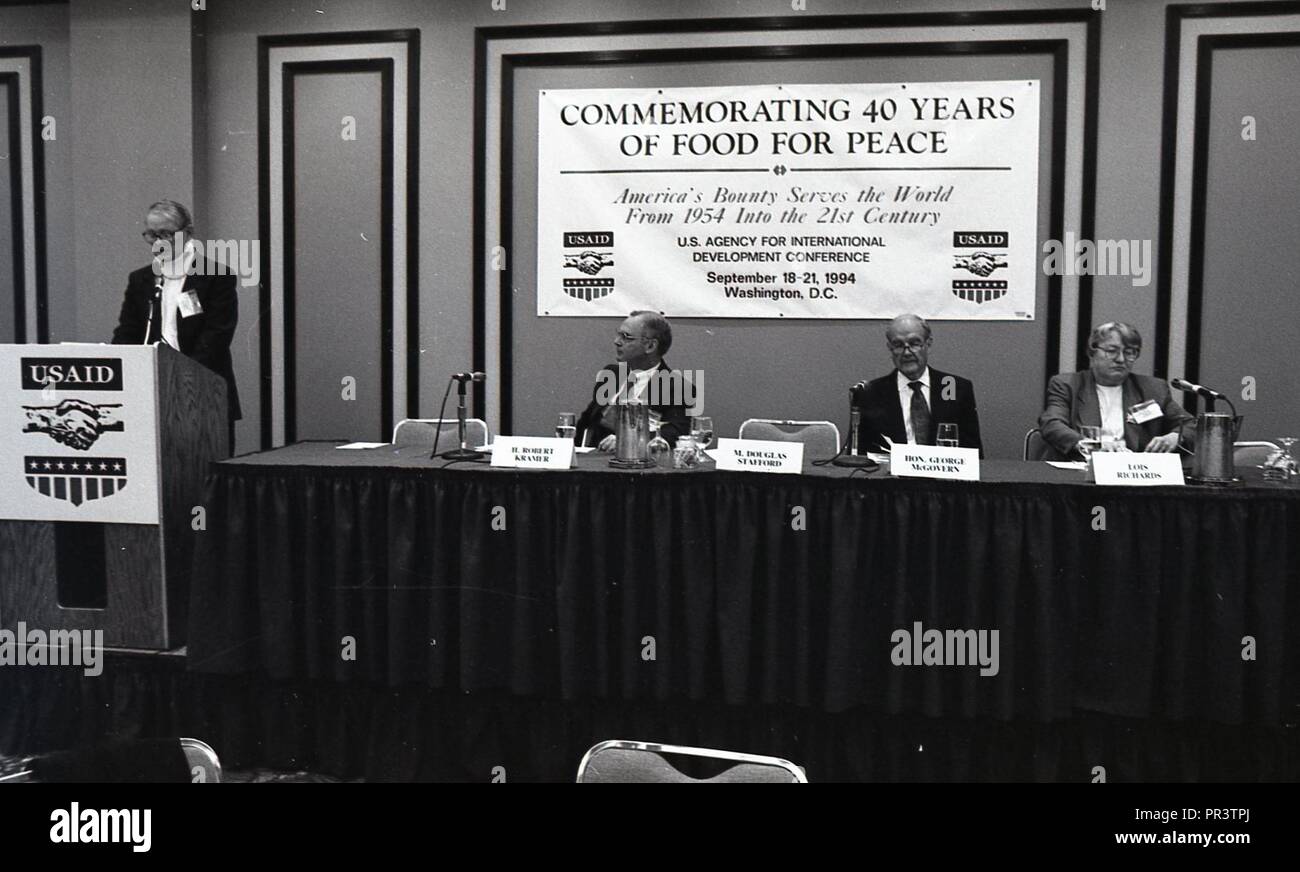 Various photos of Food for Peace commemoration Stock Photo - Alamy