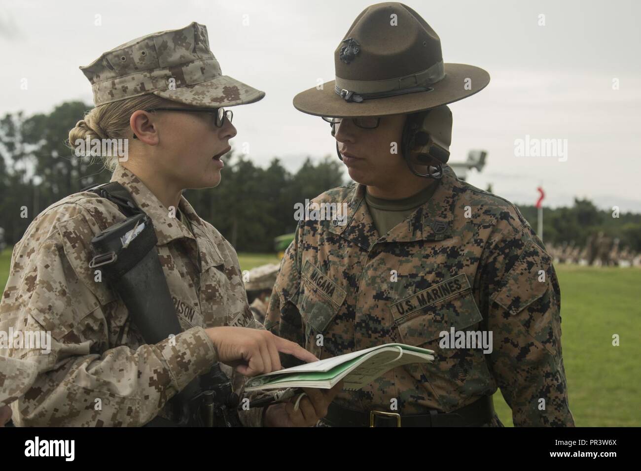 U.S. Marine Corps Rct. Mallory Harrison, platoon 4032, November Company ...