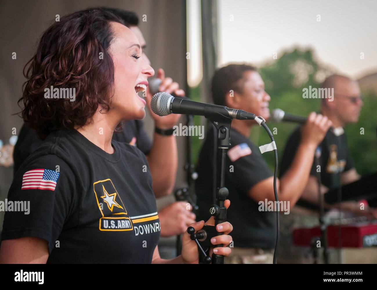 Sgt. 1st Class Martha Krabill, a vocalist for the U.S. Army Band ...