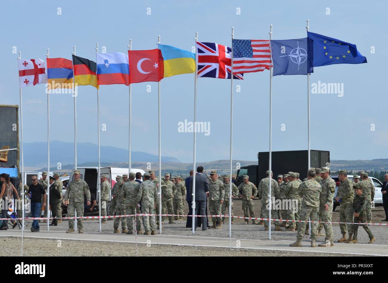 VAZIANI MILITARY BASE, Georgia — Exercise Noble Partner opens at ...