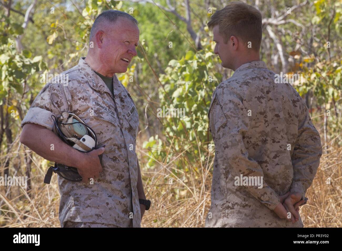 MOUNT BUNDEY TRAINING AREA, Australia— U.S. Marine Lt. Gen. Lawrence ...